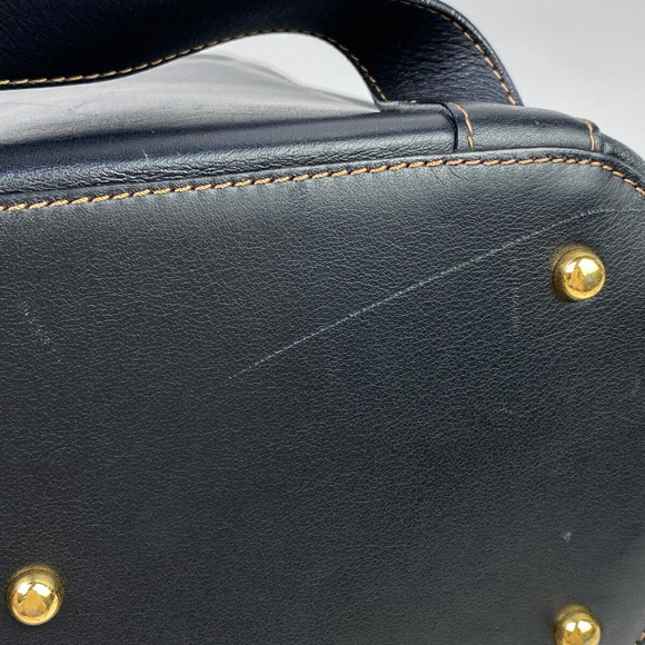 Loewe | Bags | Loewe Black Leather Anagram Anton Rucksack | Poshmark